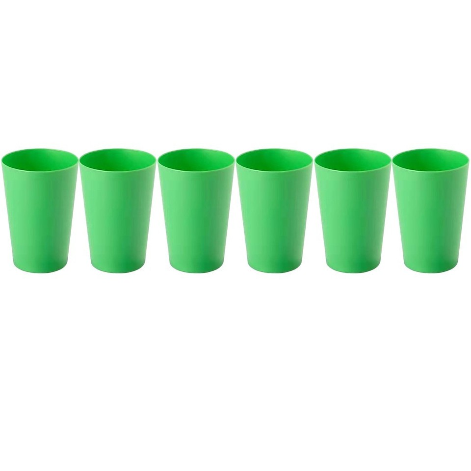 Colorful Plastic Cups Lightweight Drinking Cups Multi-Purpose Plastic ...