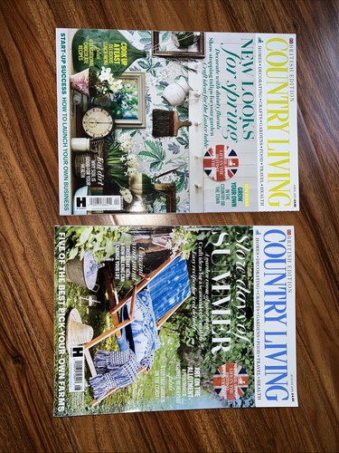 Country Living Magazine 2019 (UK) Issues British Edition 2 Magazines | eBay