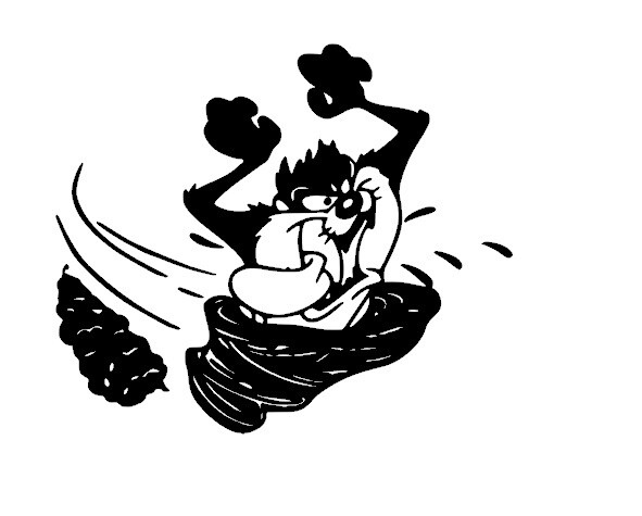 Taz vinyl wall, home, car sticker, decal, window oracal 651 choose | eBay