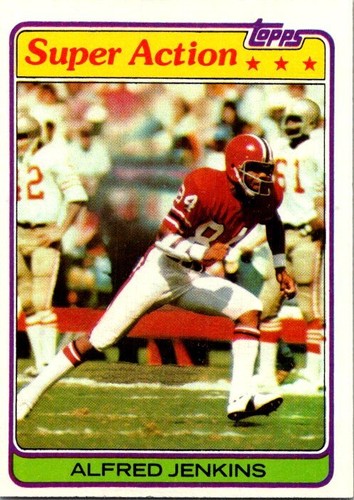 1981 Topps #284 Alfred Jenkins Football card 4g | eBay
