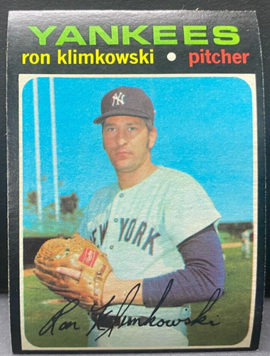 RON KLIMKOWSKI, 1971, TOPPS T.C.G. Baseball Trading Card #28 | eBay