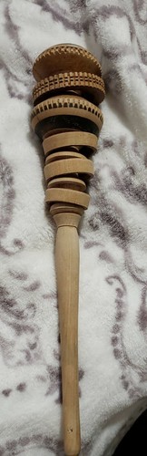 Mexican Wood Molinillo Whisk Hot Chocolate Stirrer Handmade Frother ...