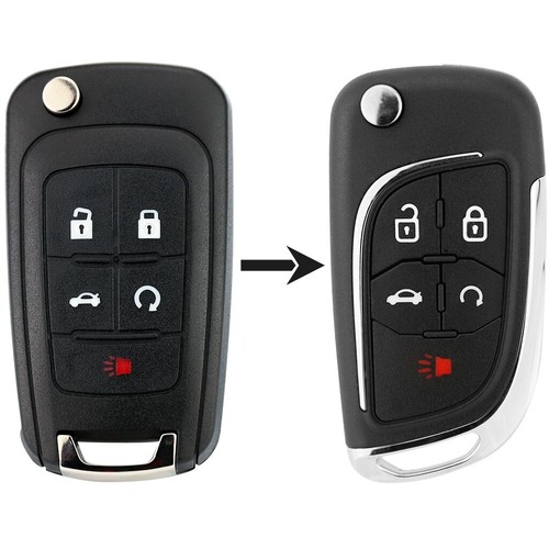 5 Button Replacement remote flip car key shell For Holden VF Commodore ...