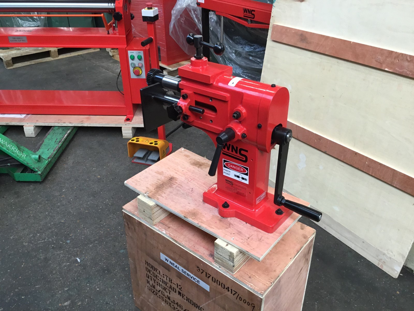 Hand Swager Swaging Rotary Jenny Bead Former Roller Machine 200mm x1 ...