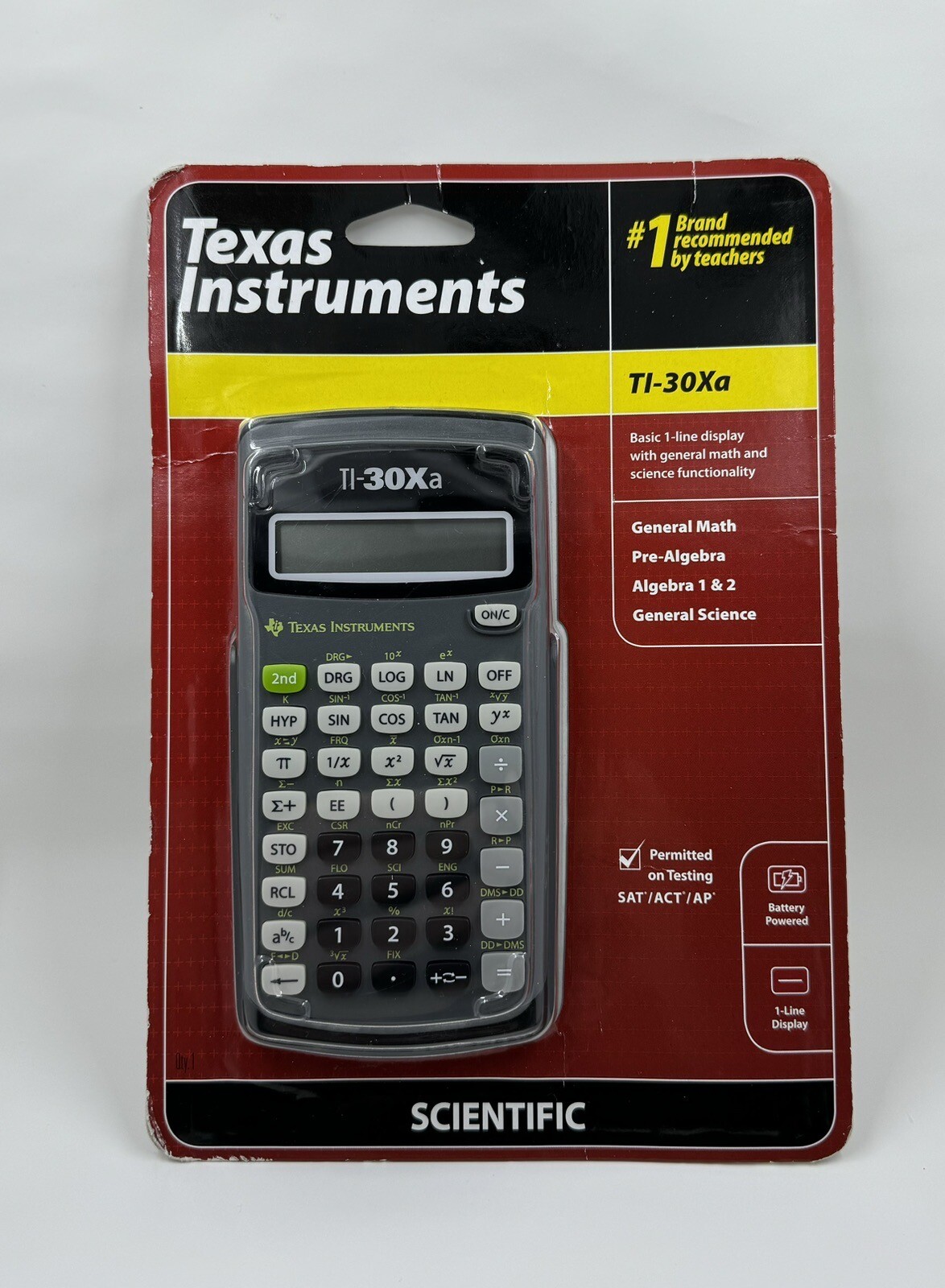 Texas Instruments TI-30Xa Solar Scientific Calculator for sale online ...