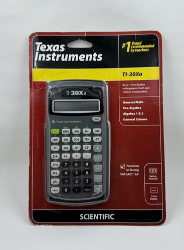 Texas Instruments TI-30Xa Solar Scientific Calculator for sale online ...