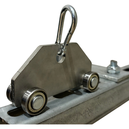 Heavy Duty Unistrut Track Trolley | Stainless Steel Body | UK Made ...