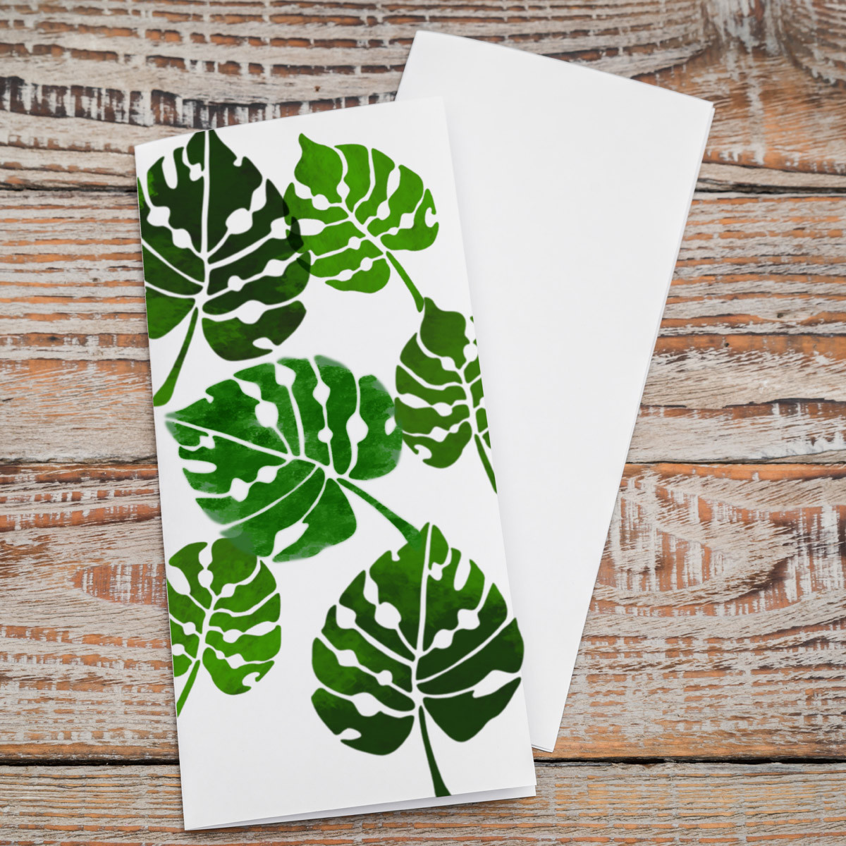 Monstera Leaf Stencil