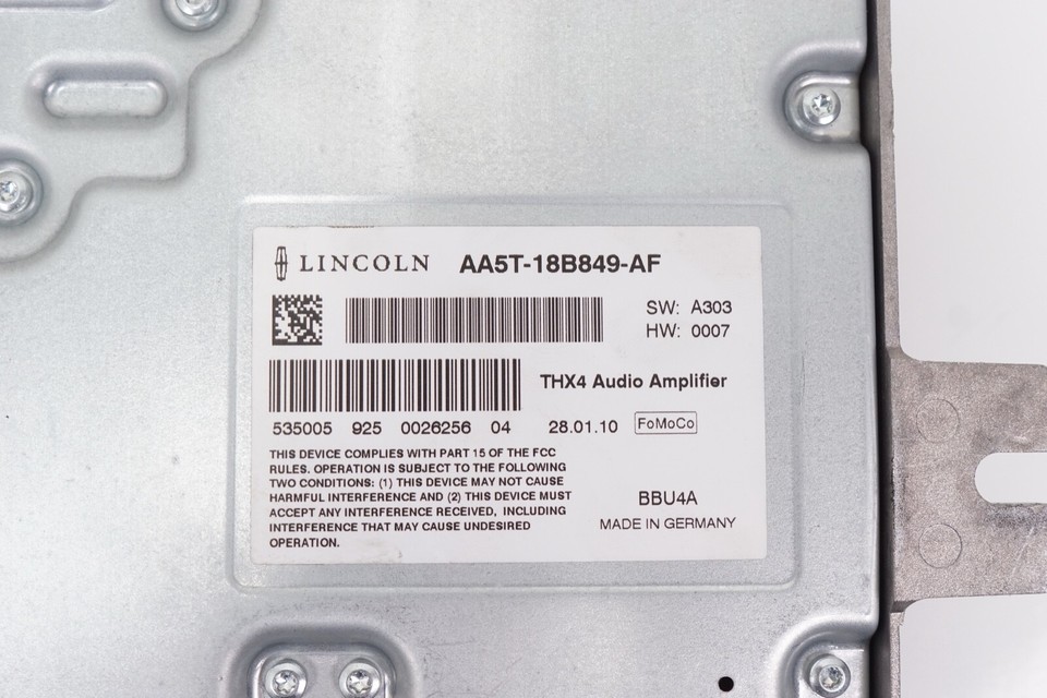 LINCOLN MKT MKS MKZ THX4 Amplifier AMP Audio OEM 2009 - 2012 | eBay