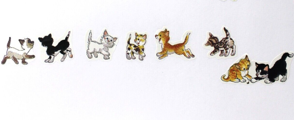 Suzy's Zoo "Cat /Kittens" Scrapbook Border #9903 BULK 25 SHEETS | eBay UK