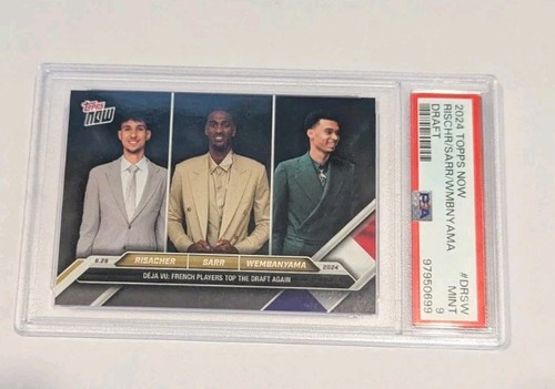 2024 3Topps Now Draft #DRSW Risacher / Sarr / Wembanyama + #DRW + D1 ...