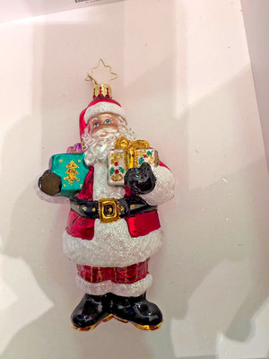 CHRISTOPHER RADKO SANTA WITH PRESENTS DAMAGED RIGHT HAND | eBay