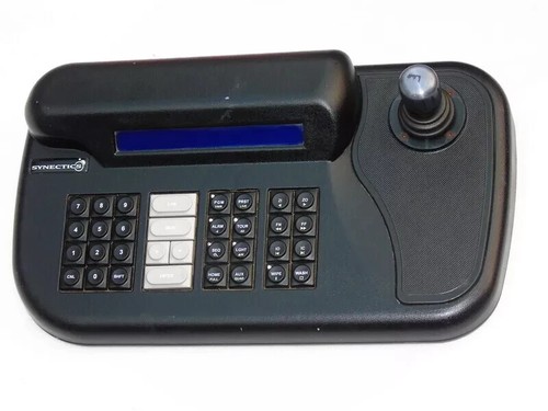 SYNECTICS SHEFFIELD UK KEYBOARD EX250 MASTER JOYSTICK CCTC SURVEILLANCE ...