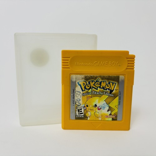 Vintage Nintendo Game Boy Pokemon Special Pikachu Edition Yellow ...