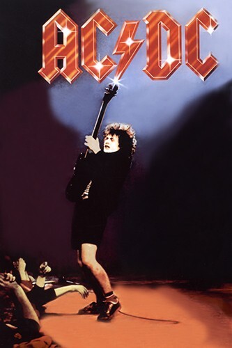 AC/DC "Let There Be Rock " Concert Promo Poster Print | eBay