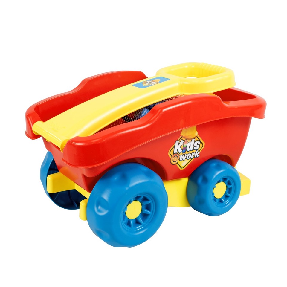 Amloid Kids at work 25 Pc. Multi-Color Ton O Blocks Wagon | eBay