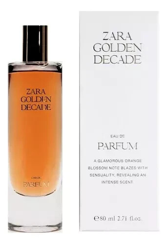 Zara Golden Decade 80 ml Women Eau De Parfum Fragrance (2,71 OZ) New ...
