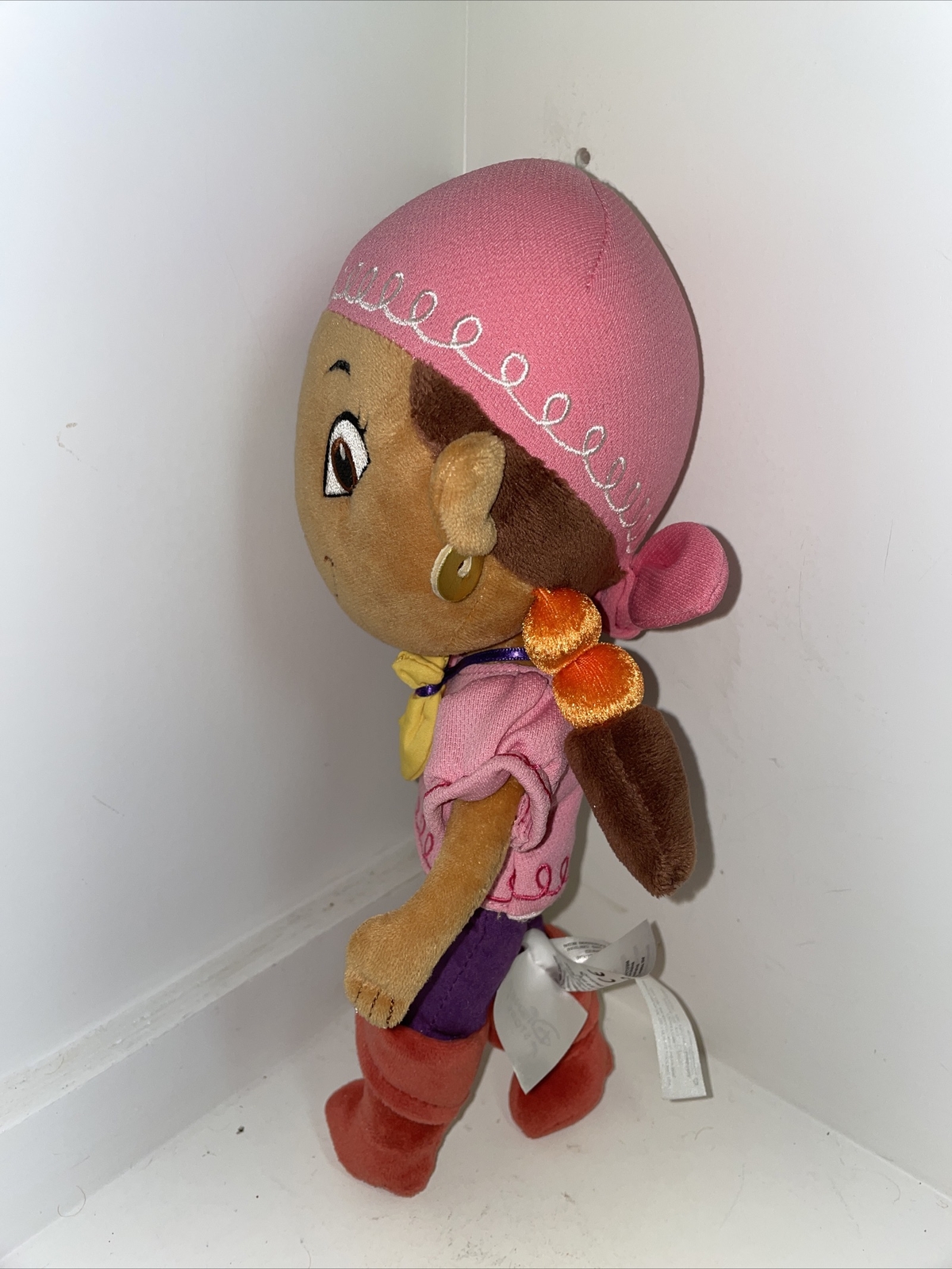 Disney Parks Izzy Pirate Plush Doll Jake Neverland Pirates Brown Skin ...