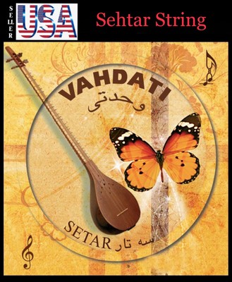 String Setar, full set, Sehtar, Sitar, Setar string, سیم سه تار, setar ...