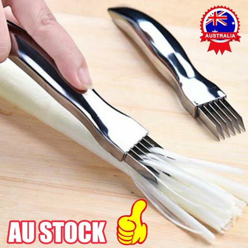 Stainless Steel Scallion Spring Onion Vegetable Shredder Slicer Cutter ...