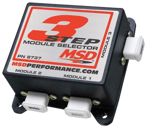 MSD Three Step Module Selector Set 3 RPM limits Burnout/Launch/Top End ...