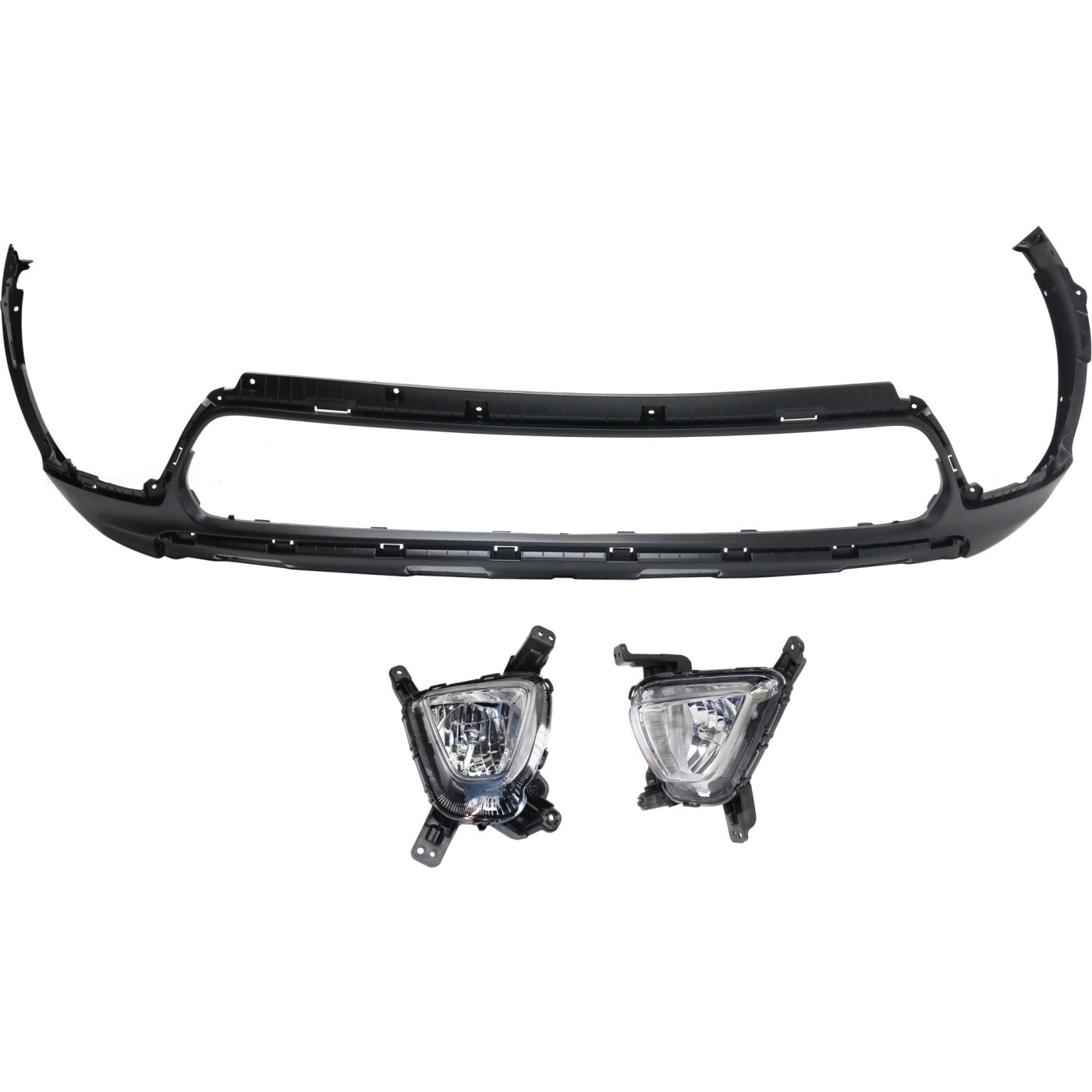 86512C6000, 92201C6000, 92202C6000 New Bumper Covers Fascias Set of 3 ...