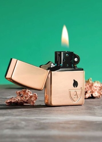 ZIPPO ★ SOLID COPPER (Armor - Black insert - Limited edition) | eBay