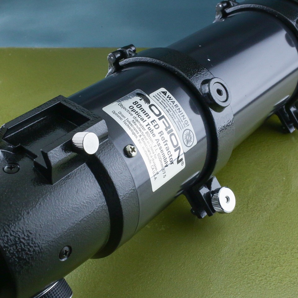 ORION 80 ED REFRACOR d=80, f=600 mm, f/7.5, near MINT TELESCOPE ASTRO ...