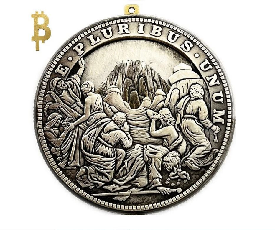 Mechanical Coin Roman Booteen Cyrpto Moving Mountains Hobo Nickel ...