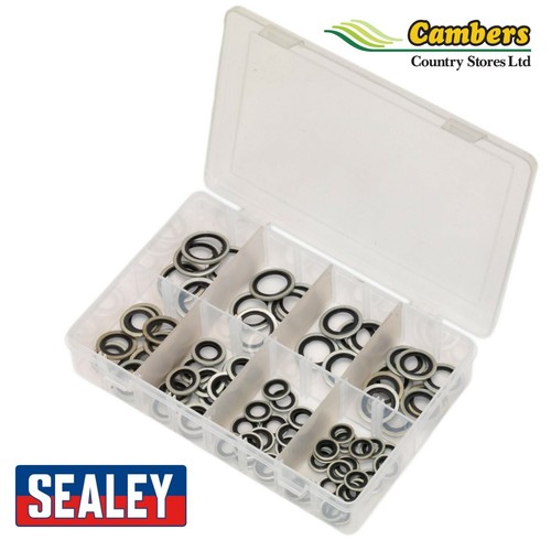 NEW Sealey Metric Dowty Washer Bonded Seal Assortment Set With Storage ...