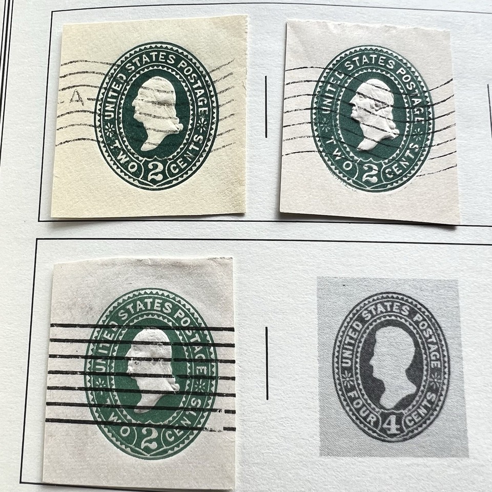 B2 U.S. 1887-93 Envelope Stamps Emboss | eBay