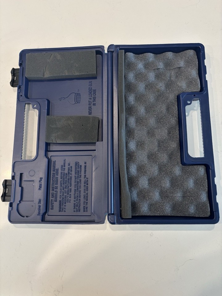 Colt Hard Blue Plastic Case Single Action Army | eBay