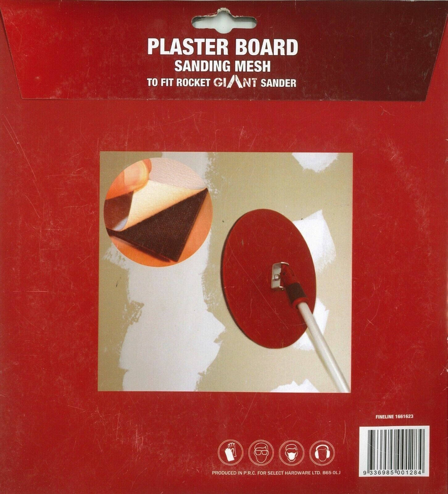 Rocket Plaster Board Sanding Mesh for Giant Sander 4x 230mm Sheets for ...