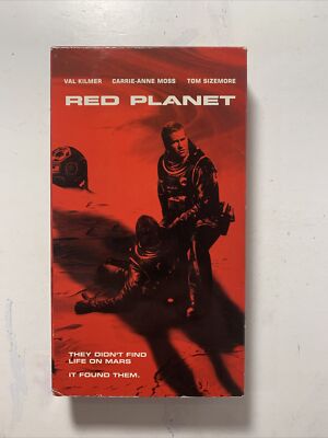🎆Red Planet VHS VCR Video cassette Tape Movie Val Kilmer Sci Fi🎆 ...