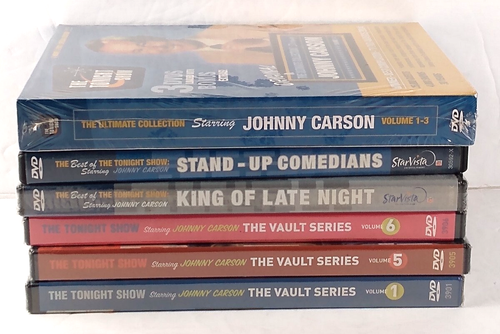 JOHNNY CARSON Lot of 6 DVDs The Tonight Show Vault Series Ultimate ...