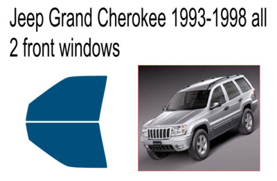 Premium Carbon Window Tint fits Jeep Grand Cherokee 1993-1998 precut ...