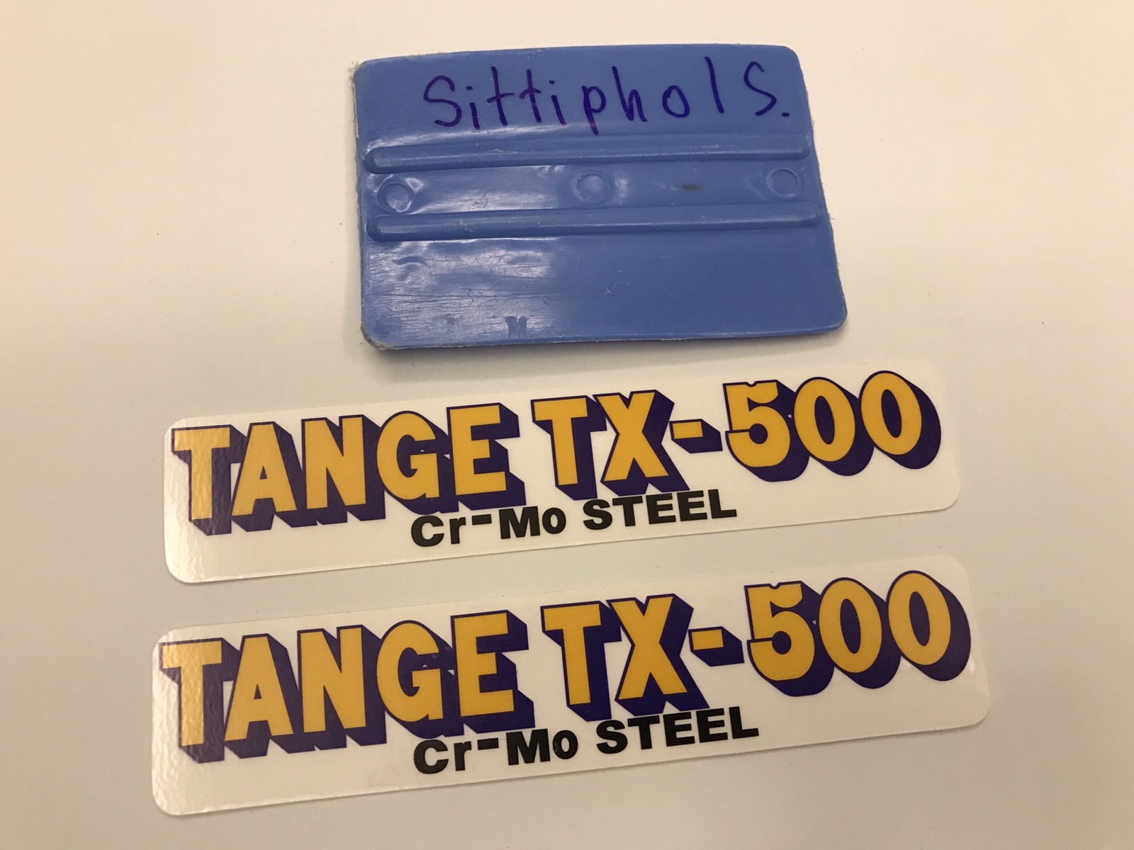 Tange TX-500 Vintage Fork Decal Kuwahara Mongoose Skyway OldSchool BMX ...