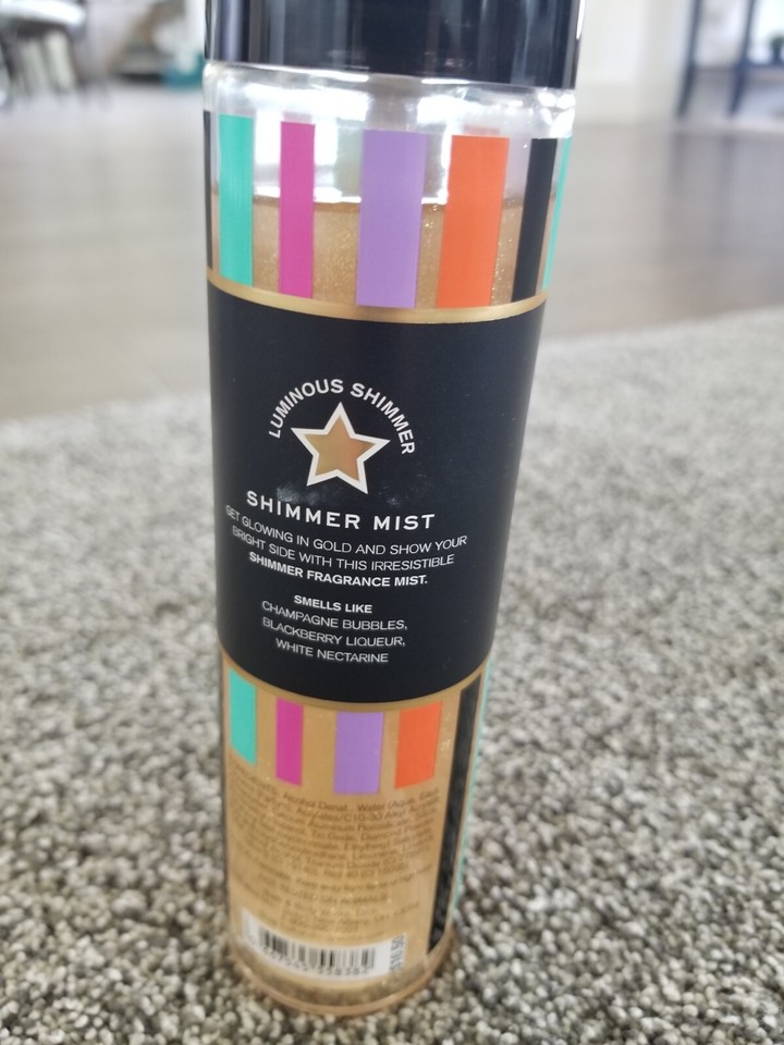 Bath and Body Works GOLD DUST SHIMMER BODY MIST 8 OZ LIMITED EDITION | eBay