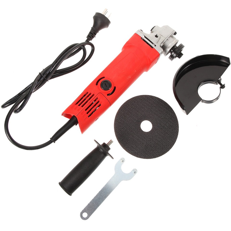 220V 600W Angle Grinder 125mm 5" Angle Grinder w/ Cutting Disc Grinder ...