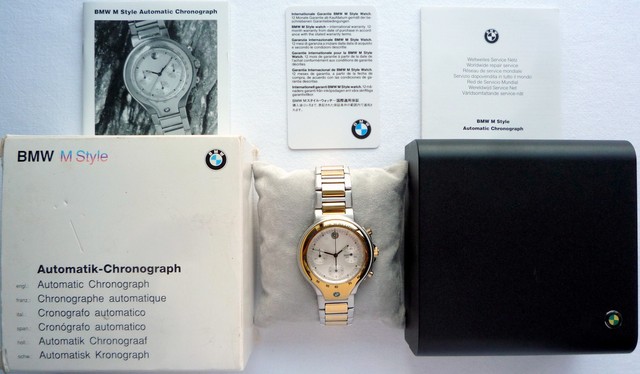 BMW M Power Motorsport Car Accessory Automatic Watch Chronograph ...