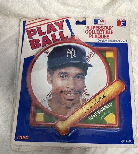 TARA PLAY BALL! SUPERSTAR COLLECTIBLE PLAQUES NEW YORK NY YANKEES DAVE ...