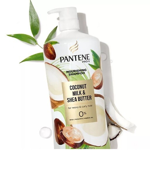 Pantene Pro-V Nourishing Shampoo, Coconut Milk & Shea Butter (38.2 fl ...