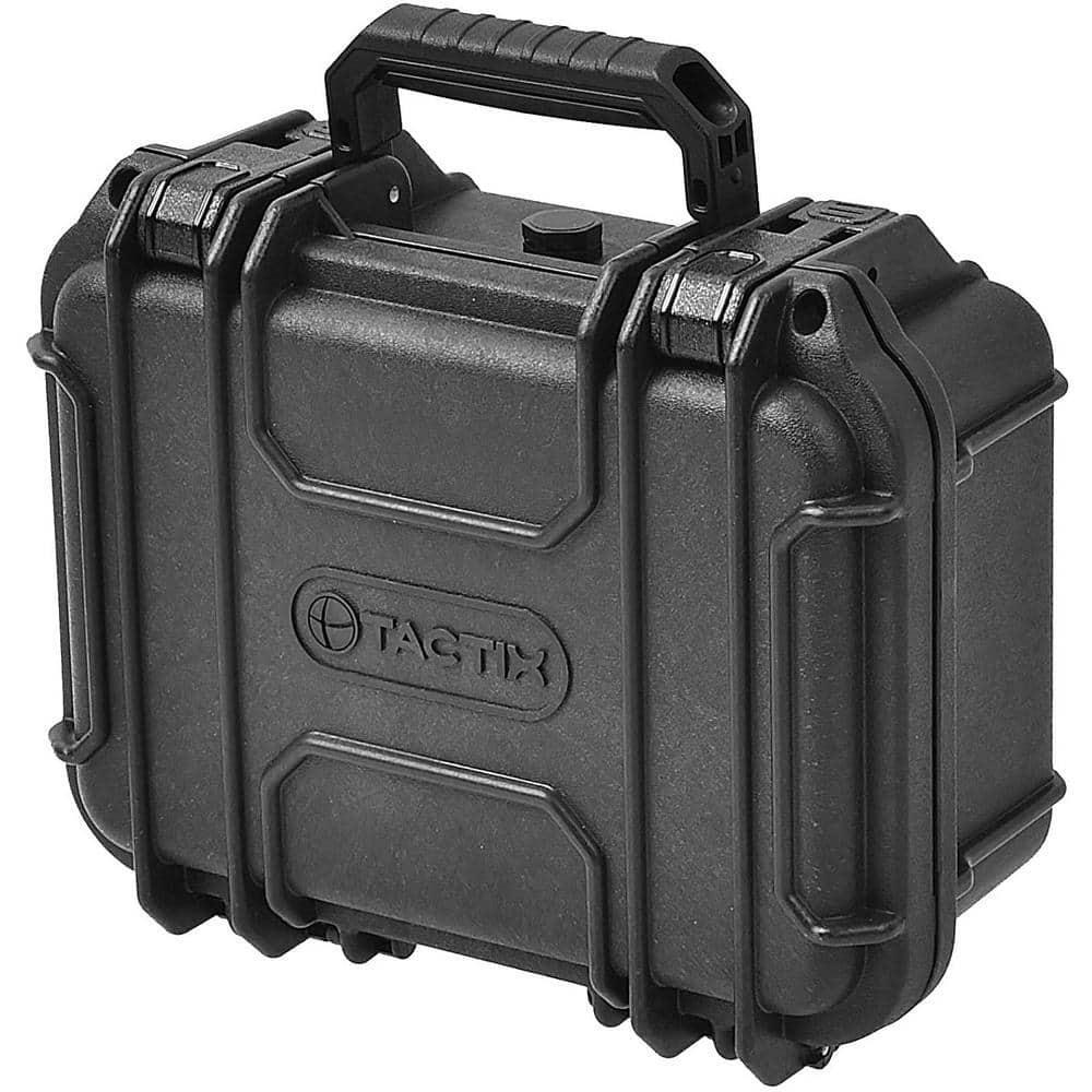 TACTIX Portable Tough Case 16.25 in. Foam Insert Lockable Padded Handle ...
