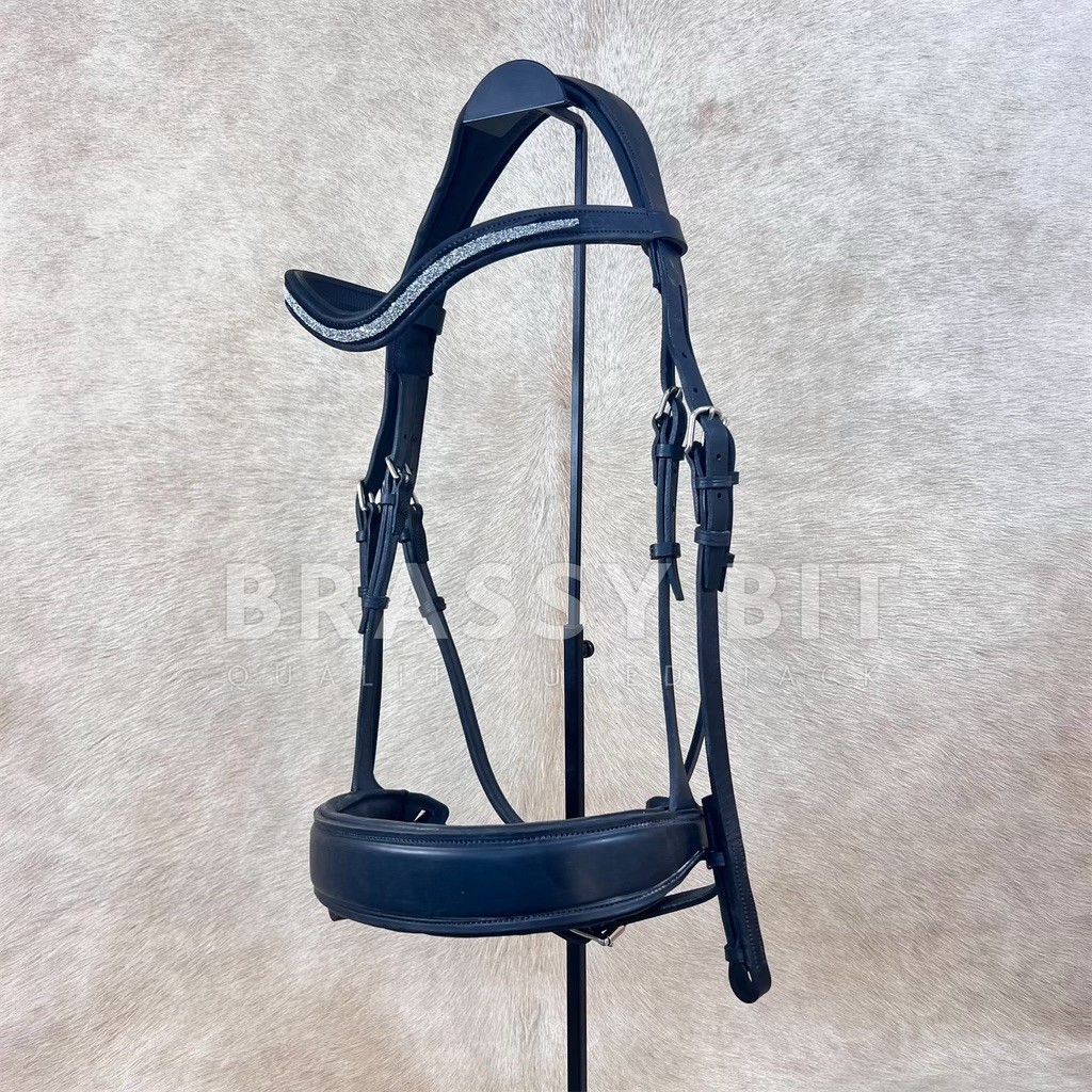 O/S Devoucoux Crystal Makila Dressage Bridle | eBay