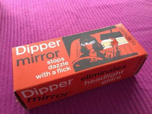 Vintage Wingard Dipper Interior Car Mirror Anti- Dazzle | eBay