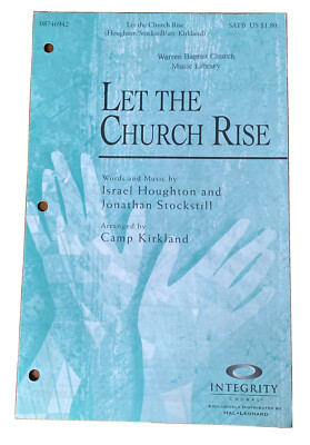 LET THE CHURCH RISE Anthem/Octavo/sheet music~SATB~Camp Kirkland ...