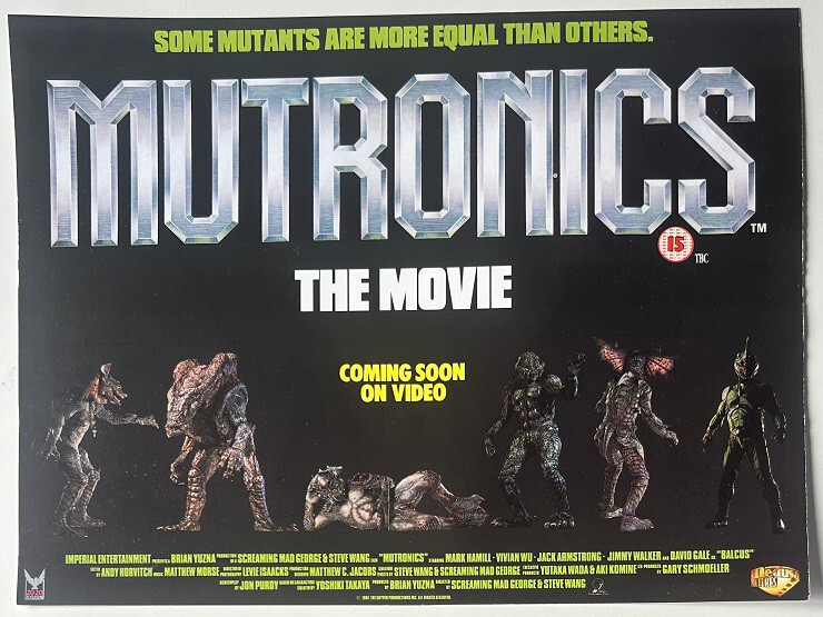 MUTRONICS - 1992 full page UK magazine ad THE GUYVER BRYAN YUZNA MARK ...