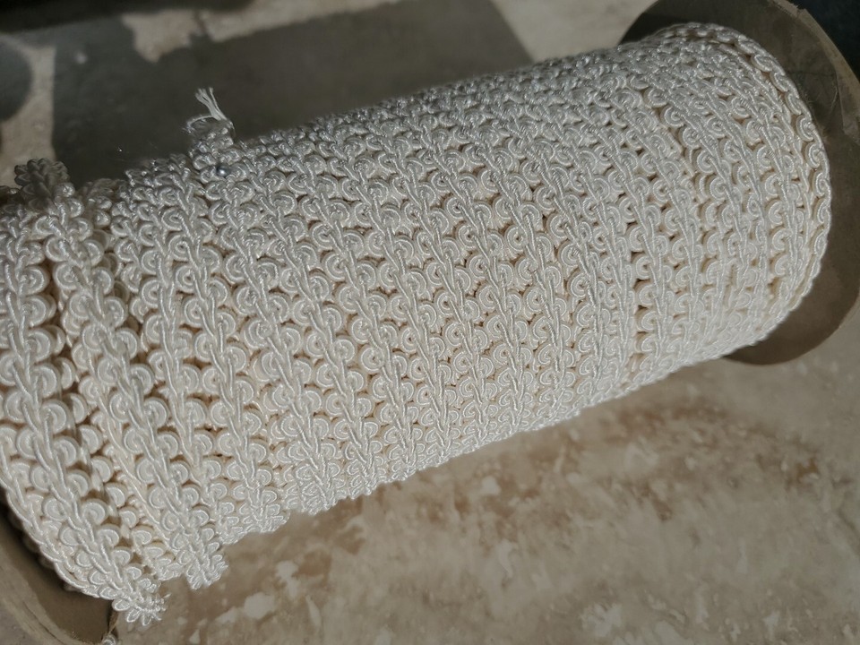 French Gimp Trim Upholstery SEWING craft ribbon bolt 10 yard 3/8" Tan ...