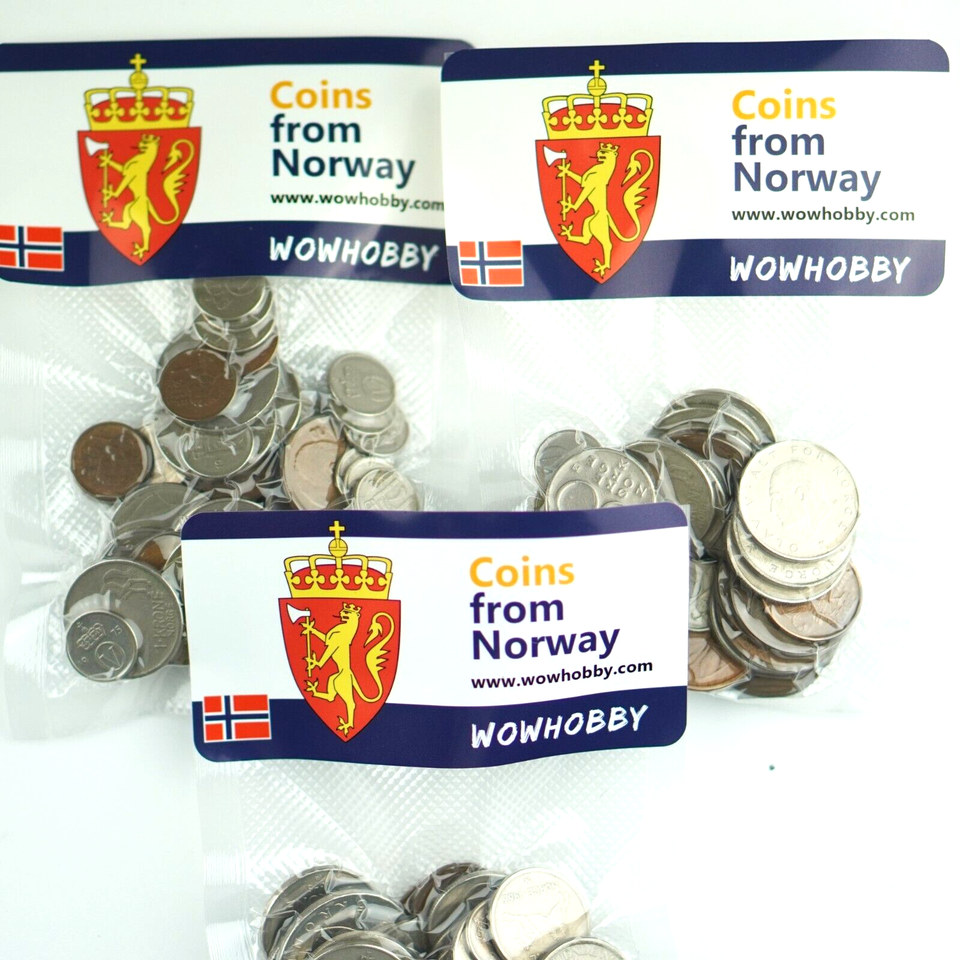 Norwegian Coin Collection Lot 🇳🇴 45 Random Coins from Norway 🇳🇴 | eBay