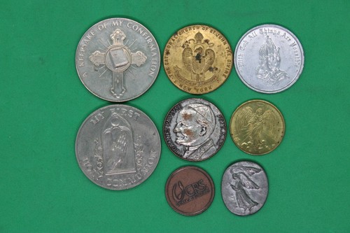 8 Vintage Religious Tokens | eBay